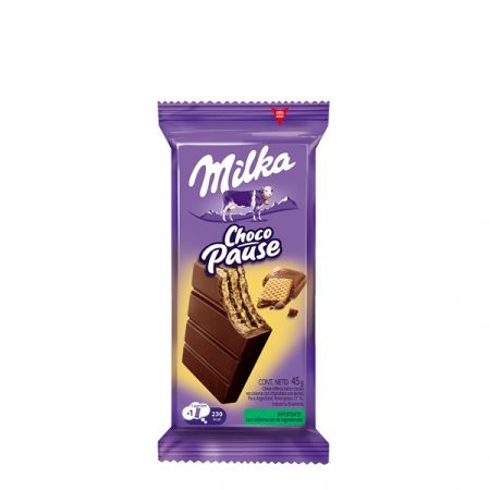MILKA CHOCO PAUSE PACK DE 24 UNIDADES DE 45G - 12tren